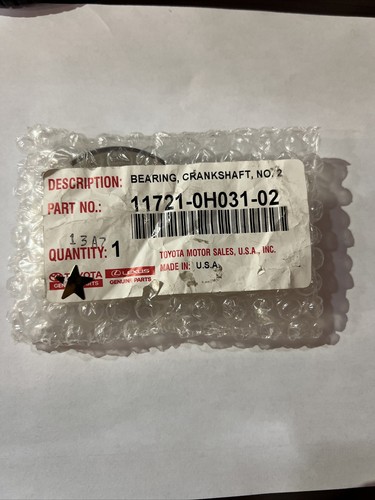 GENUINE TOYOTA BEARING, CRANKSHAFT 11721-0H031-02 | eBay