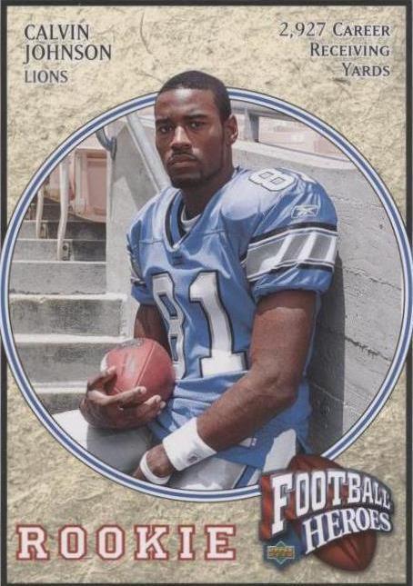 2007 Upper Deck - Football Heroes Calvin Johnson #81 (RC) for sale ...