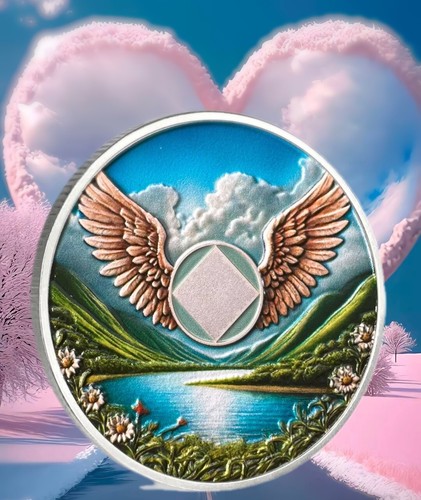 Narcotics Anonymous Sobriety coin NA Sobriety Chip Recovery Medallion ...