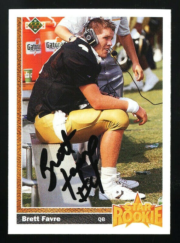 Brett Favre | Autographed Football Memorabilia & NFL Merchandise