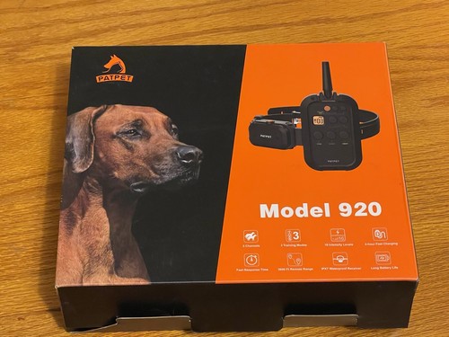Patpet Dog Training Collar Model 920 Remote 3/4 Mile Waterproof ...