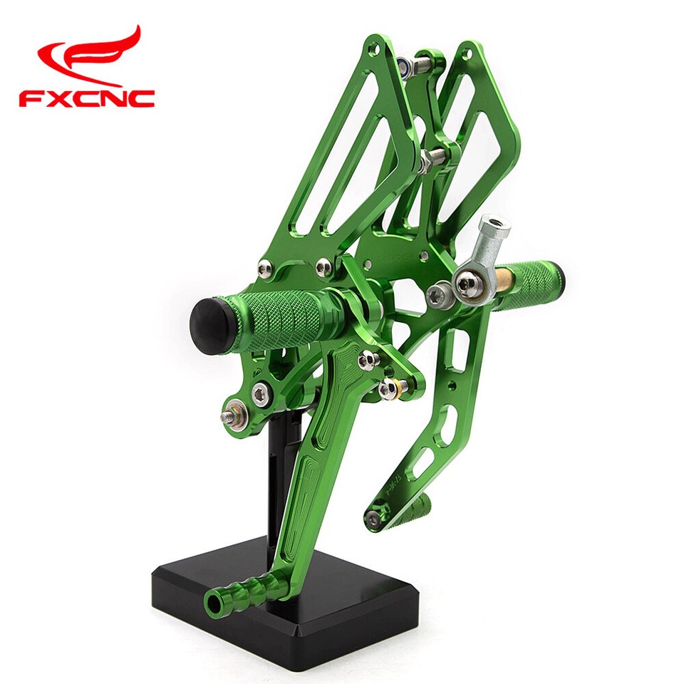 For ZX12R 2000-2006 CNC Adjustable Rearset Foot peg Rear set 2002 2003 ...
