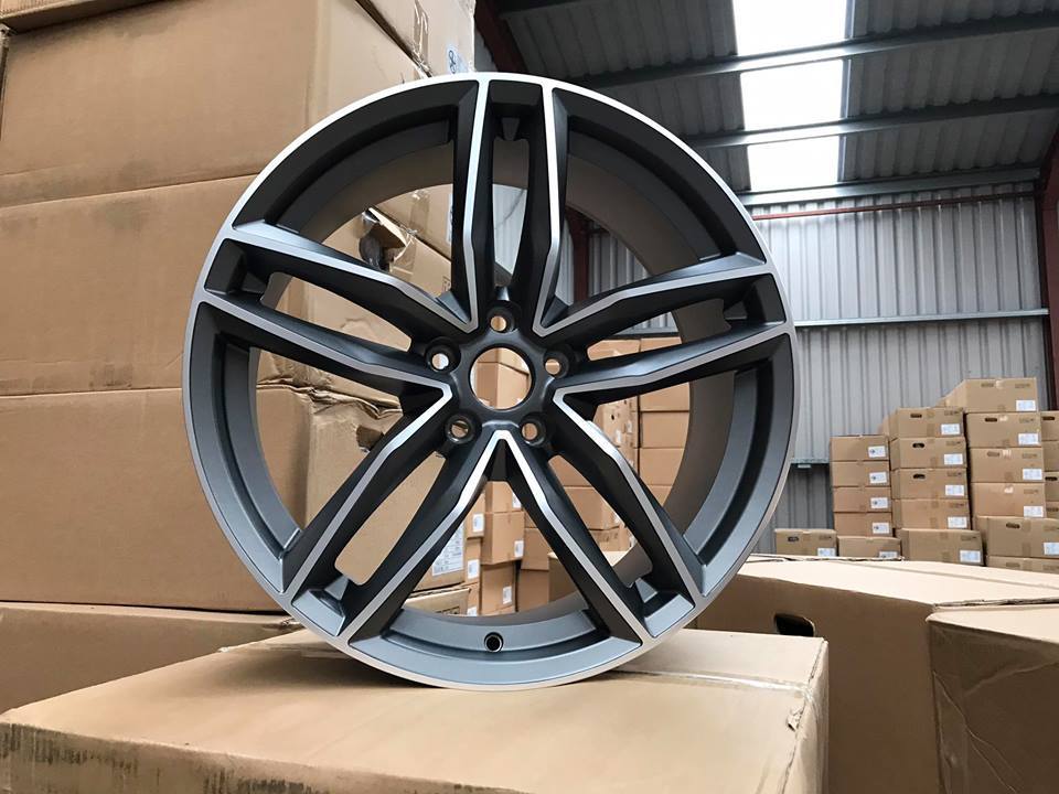 20" Audi RS6 Style Alloy Wheels - Gun Metal Machined - Audi A4 A5 A6 A7 ...