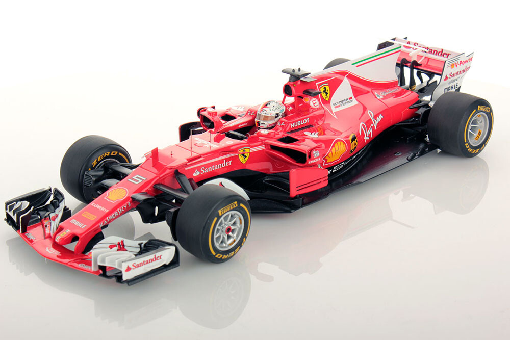 LOOKSMART LS18F107 1/18 Ferrari SF70-H Winner Australian GP 2017 S ...
