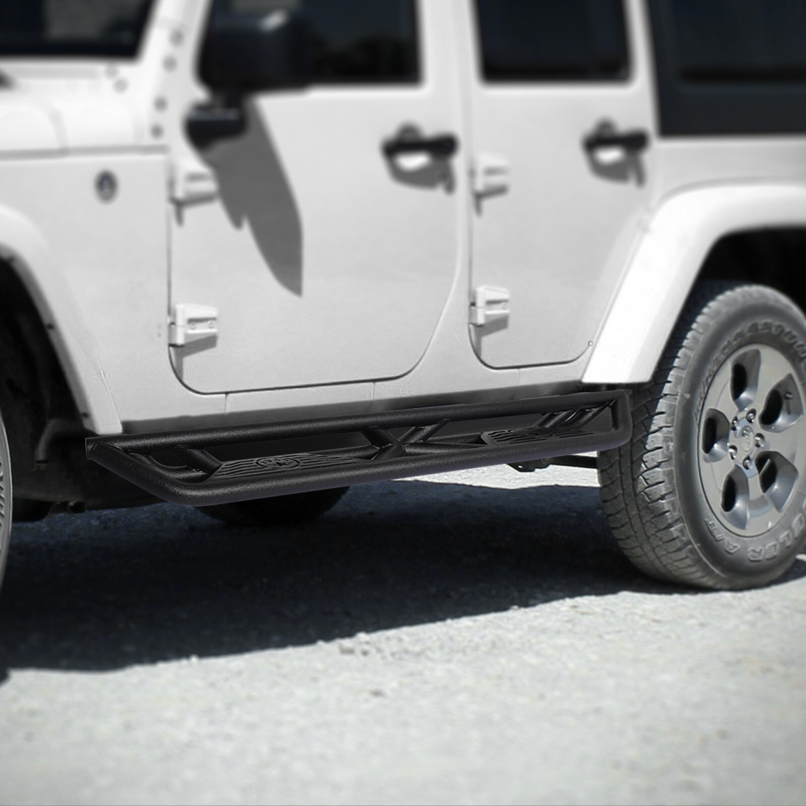 Running Boards for 2018-2025 Jeep Wrangler JL Utility 4 Door Side Steps ...