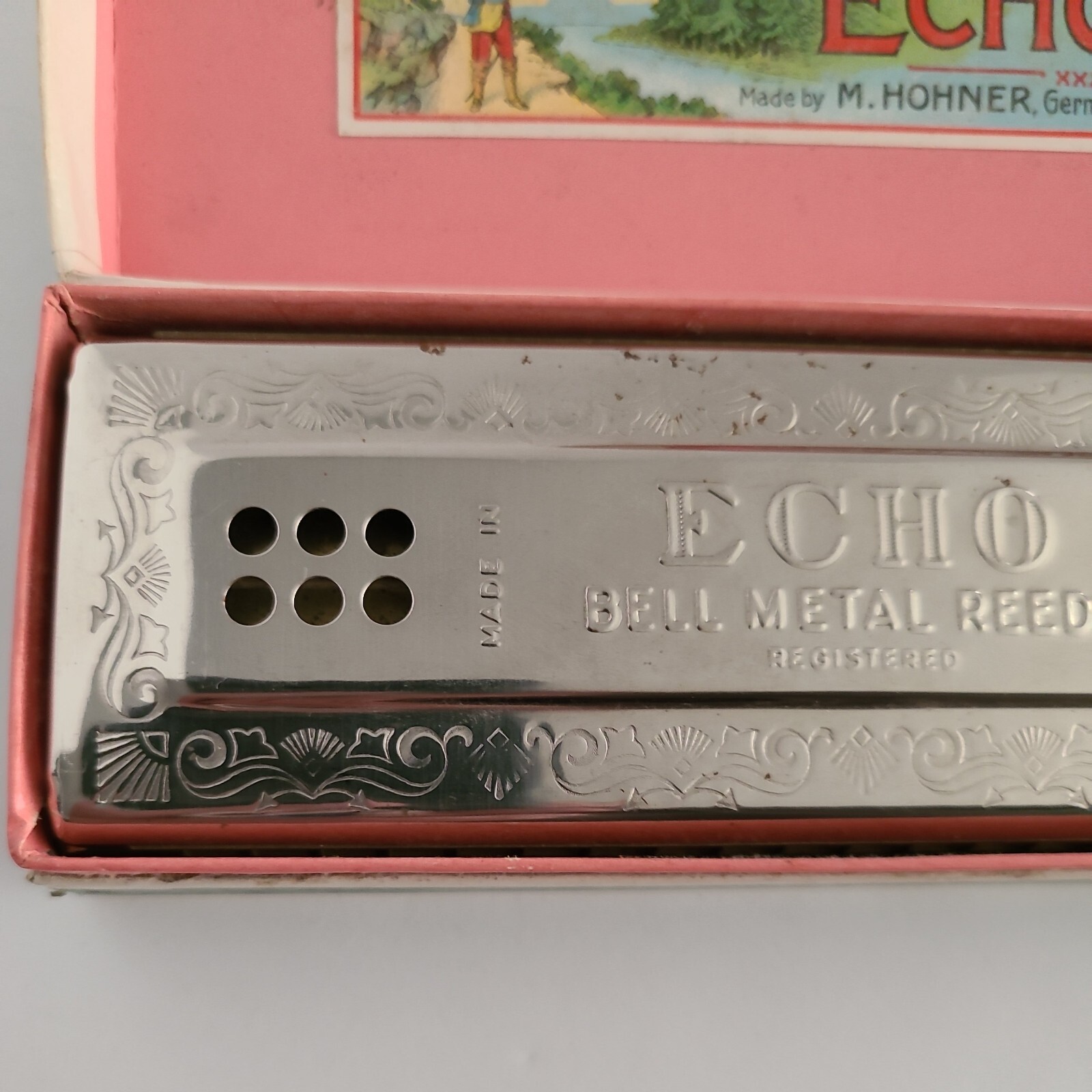 Hohner "The Echo Harp" Harmonica w/ Original Box. Keys of C and G. | eBay