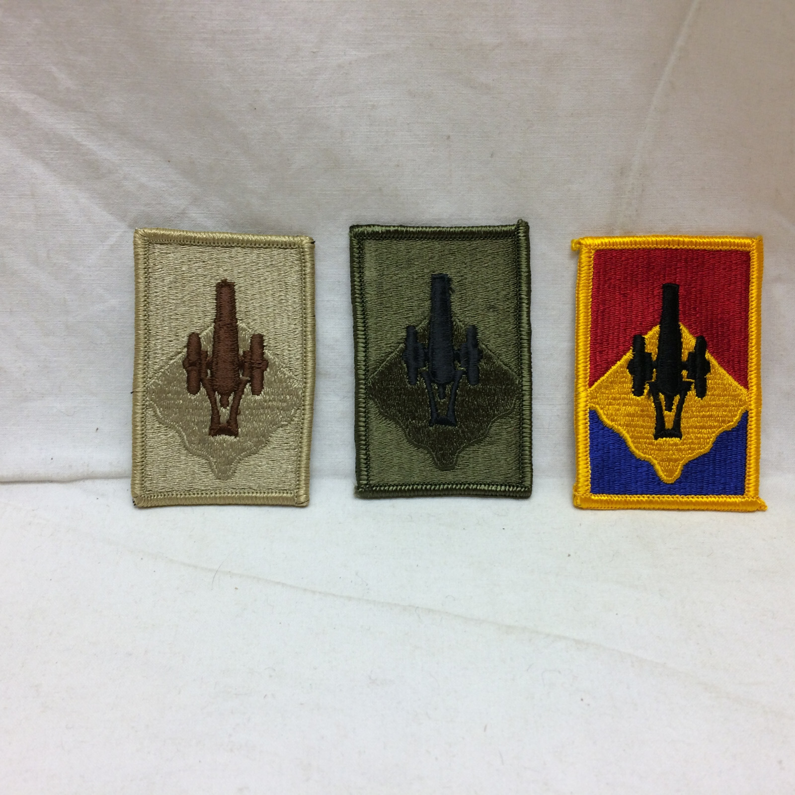 Military Patch Badge lot (3) 135th Field Artillery Brigade Color ...