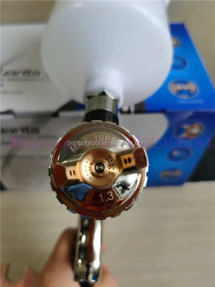 Auarita W500 1.3 mm HVLP Spray Gun Gravity Feed Sprayer For Solvent ...