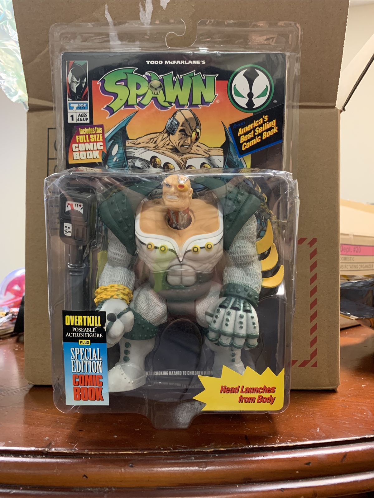 Overtkill action figure Spawn series one NIB Mcfarlane toys image 1994 ...