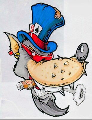 2-PACK OLD SCHOOL LONE WOLF HOT ROD RAT FINK MOTORCYCLES TOOLS GUNS ...