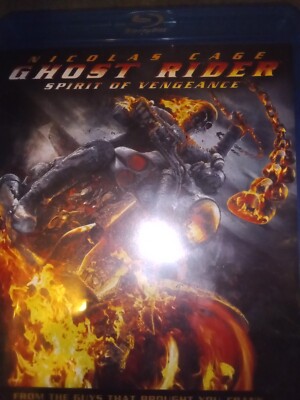 Ghost Rider /Ghost Rider Spirit of Vengeance (Blu-ray), case and disc ...