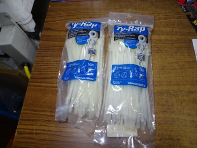 200 TY-RAP(R) TY535M 7.8" L, 0.18" W, natural Nylon Cable Tie | eBay