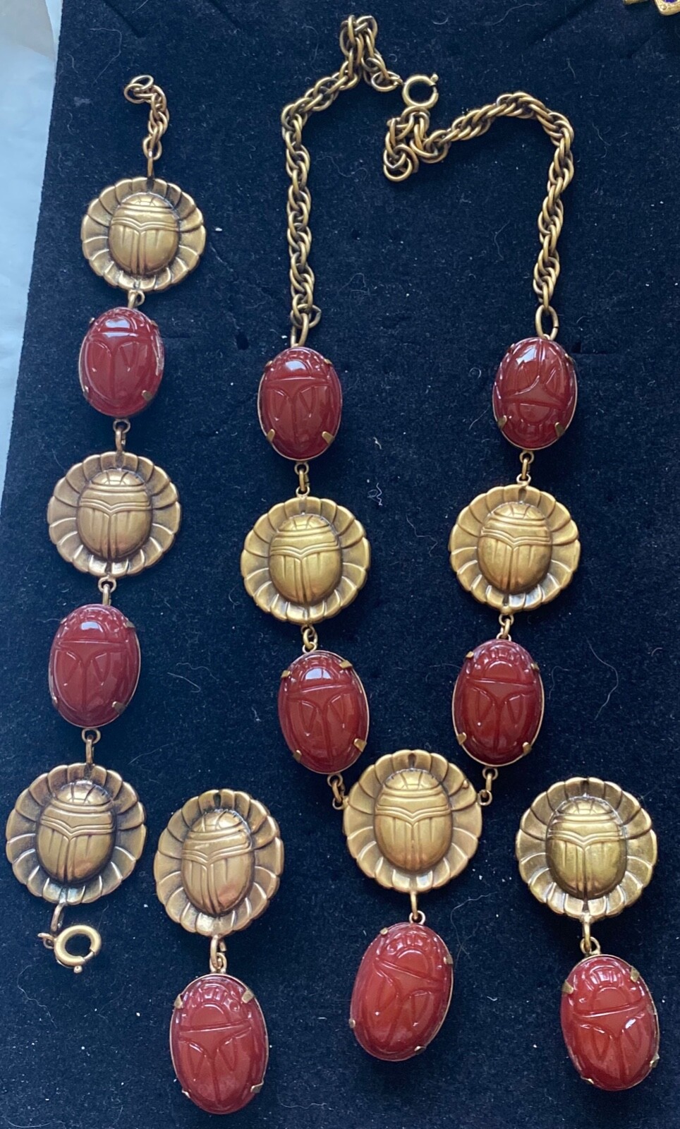 JOSEFF Of Hollywood Vintage Necklace Bracelet Earring… - Gem