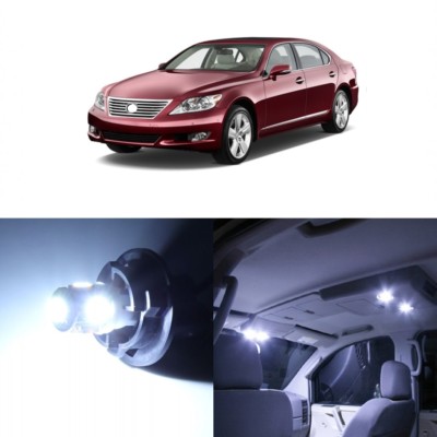 17 x White LED Interior Lights Package For 2007 - 2013 Lexus LS460 ...