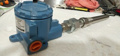 Rosemount 644HA Hart 4-20mA Temperature Transmitter transducer 2 sensor ...