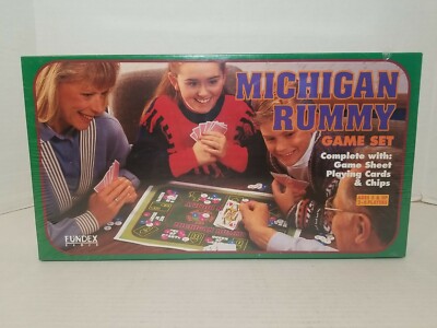 Michigan Rummy Game Set Fundex Games Vintage 1999 NEW | eBay