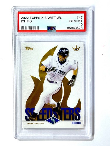 2022 Topps X Bobby Witt Jr. ICHIRO #47 Crown Collection PSA-10 | eBay