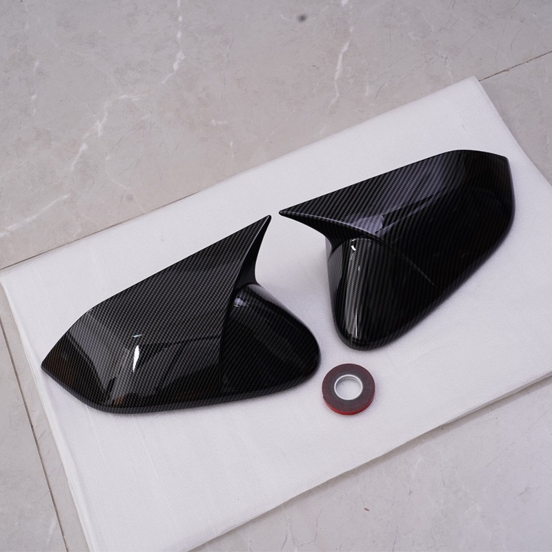 Carbon Fiber Mirror Cover Cap Overlays For Kia K4 LXS EX LX L 2025 NO ...