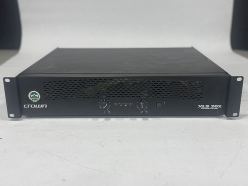 Crown XLS 202 PowerAmp 1300w 2-Channel Power Amplifier - POWER TESTED ...