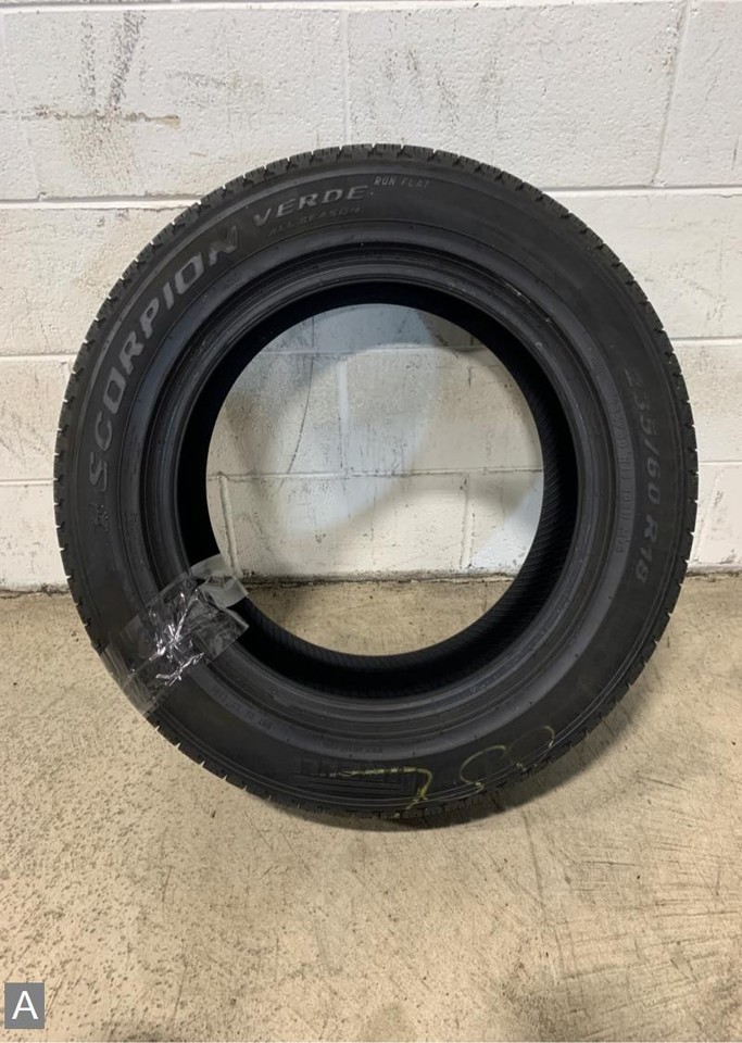 1x P235/60R18 Pirelli Scorpion Verde AS Run Flat MOE 8/32 103 H Used ...