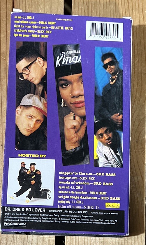 Def Jam Classics Vols. I & II Yo! MTV Raps VHS RARE OOP | eBay