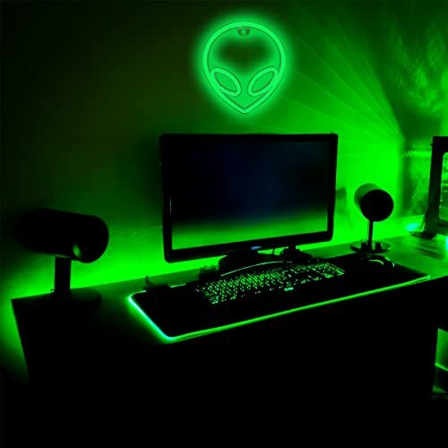 Alien Neon Sign LED Alien Neon Light USB/Battery Operated Cool Alien ...