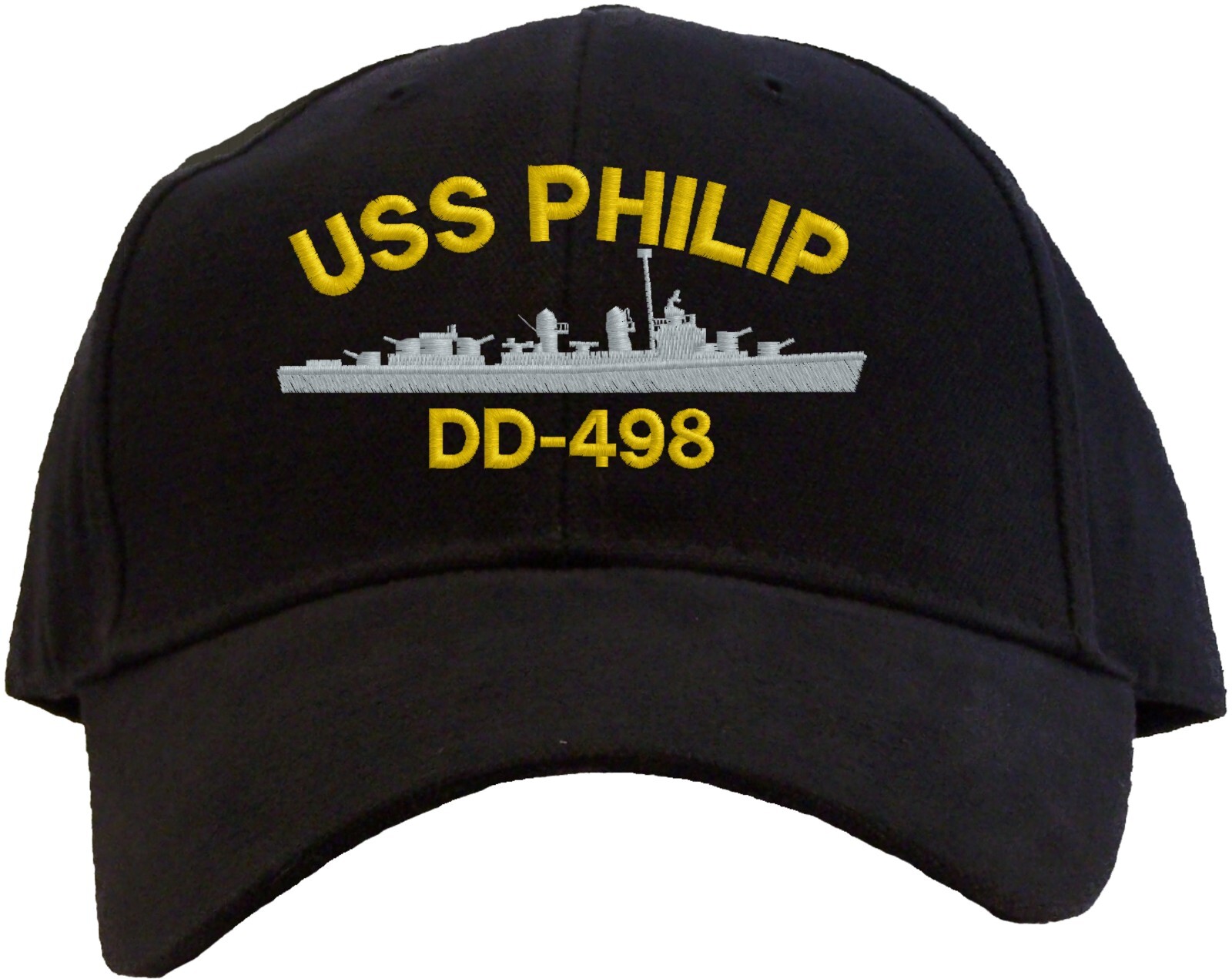USS Philip DD-498 Embroidered Baseball Cap - Available in 3 Colors Hat ...