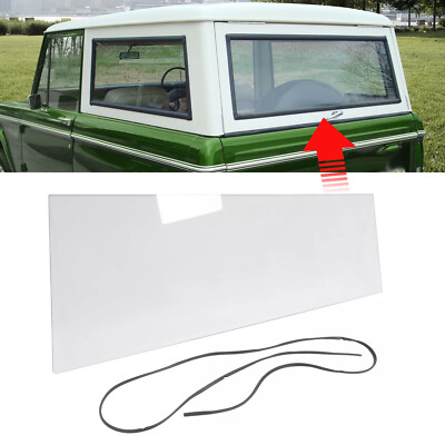 For 1966-1977 Ford Bronco Rear Window Windshield Glass Tempered Glass ...