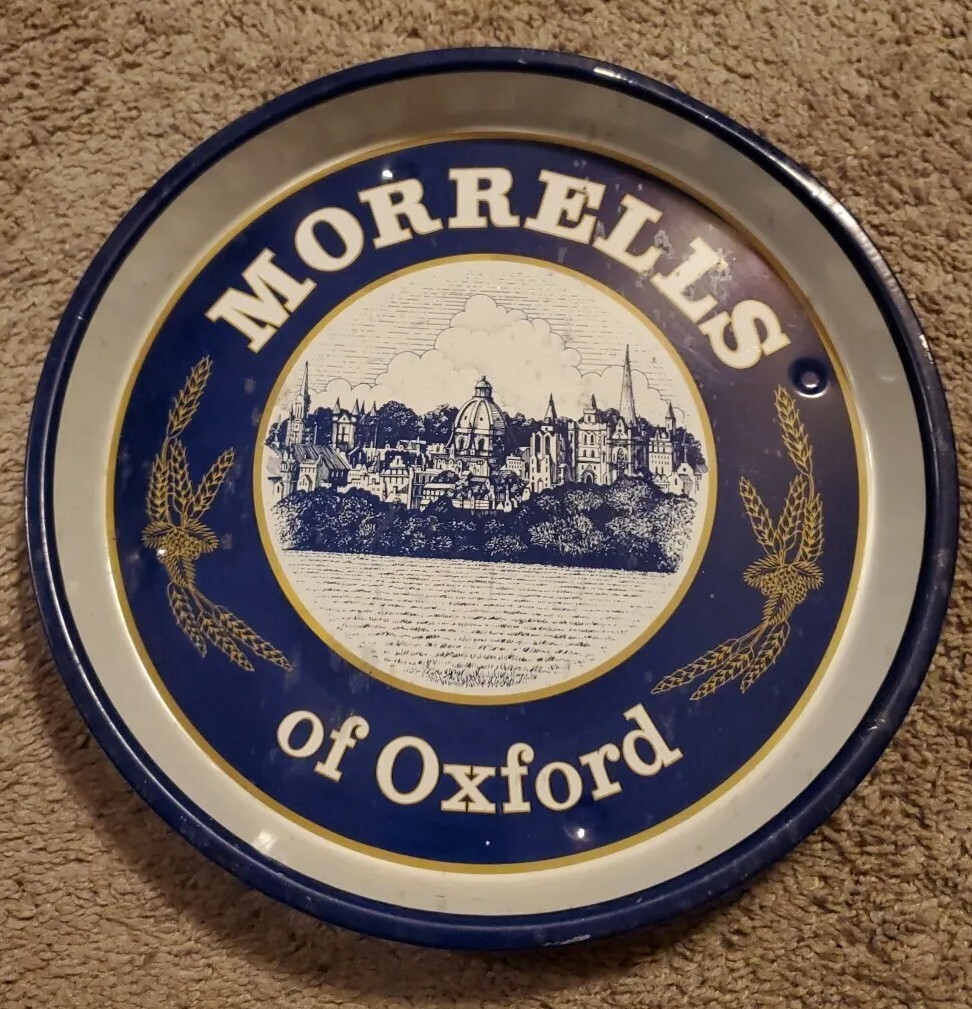 Morrells of Oxford England Beer 12" Metal Tray | eBay