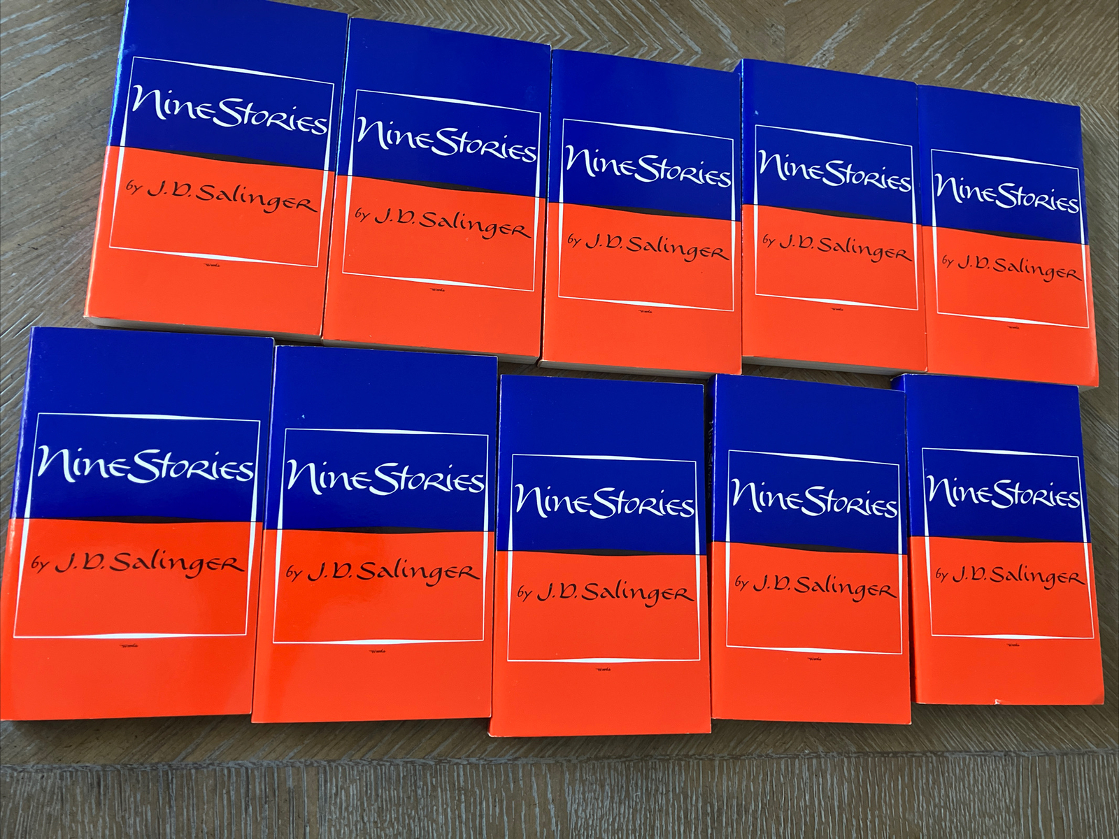 Lot of 10 Copies: Nine Stories by J.D. Salinger Paperback Book ...