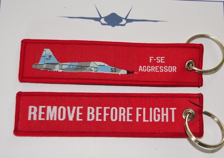 F-5E Aggressor aircraft keychain keyring bagage tag | eBay