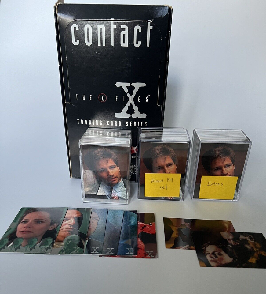 1996 Intrepid The X-Files: Contact Complete Card Set + Partial Set ...