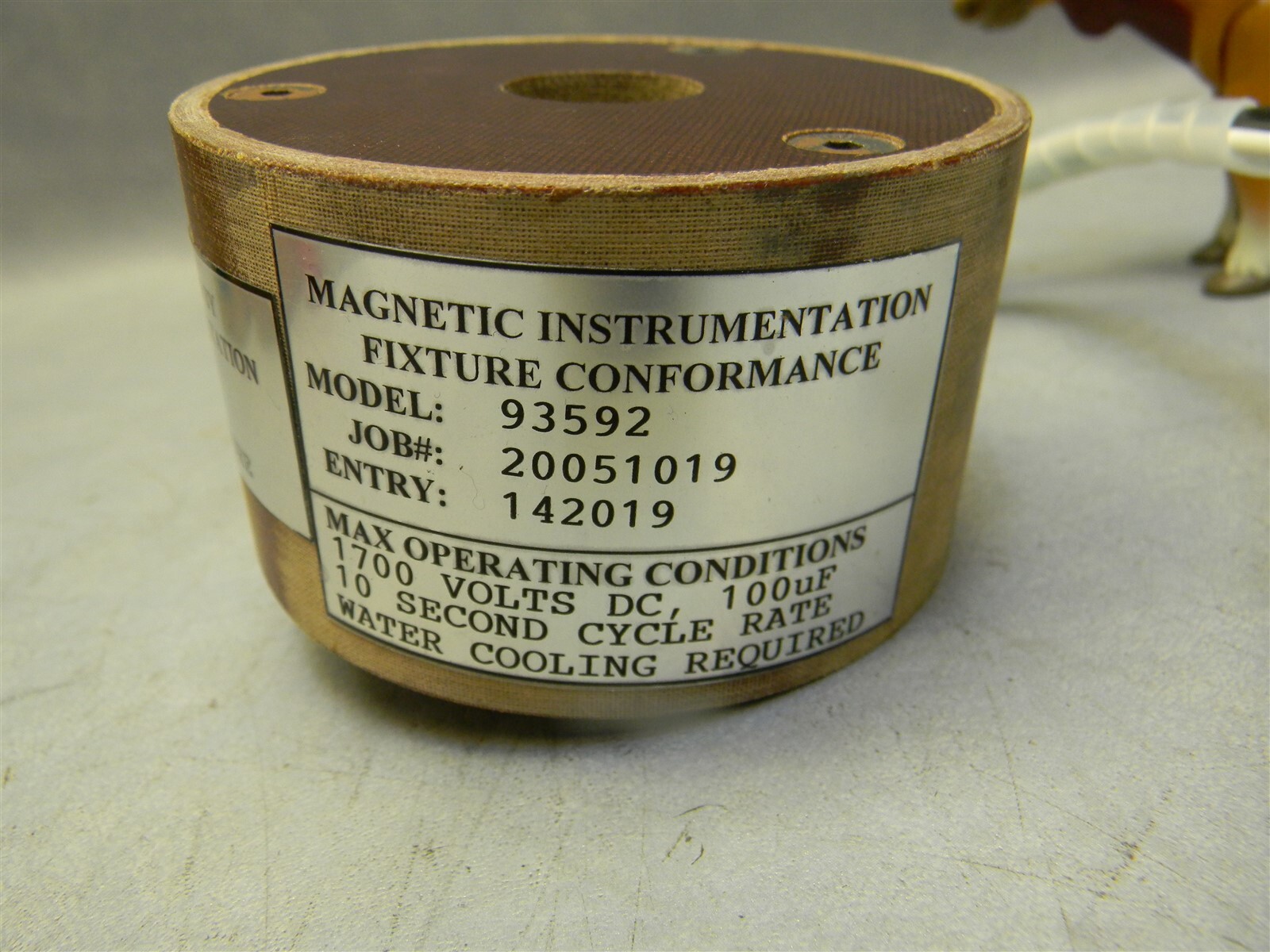 Magnetic Instrumentation 93592 Magnetizing Fixture | eBay