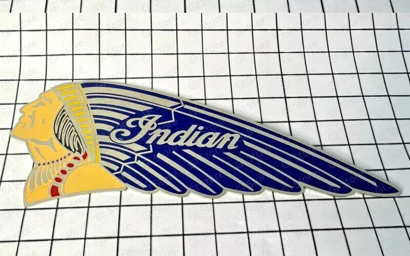 Indian Chief Scout Motorcycle Fuel Tank Emblem Indian Badge Set 2x ...