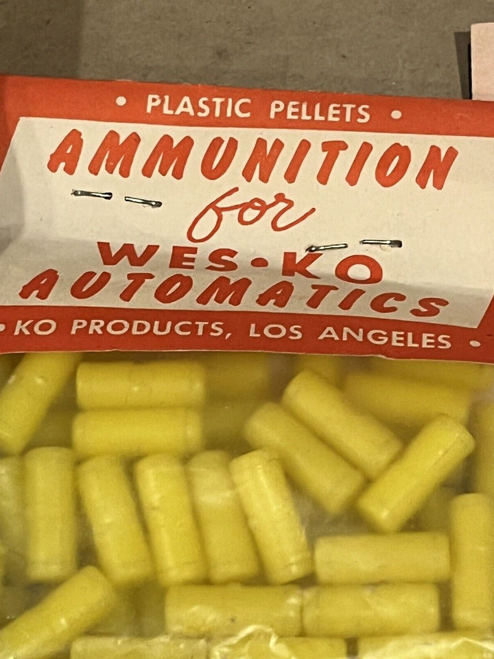 Vintage WES-KO 1955 Toy Replica Luger Automatic Pistol With Original ...