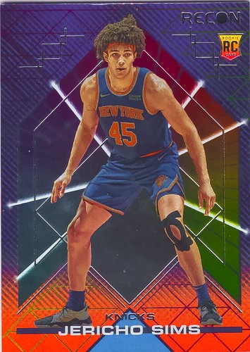 Jericho Sims RC 2021-22 Recon Basketball Hobby Thick Stock Rookie Card ...