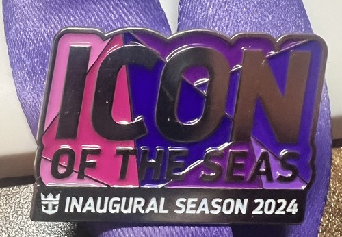 Royal Caribbean ICON OF THE SEAS Inaugural Season 2024 Pin | eBay