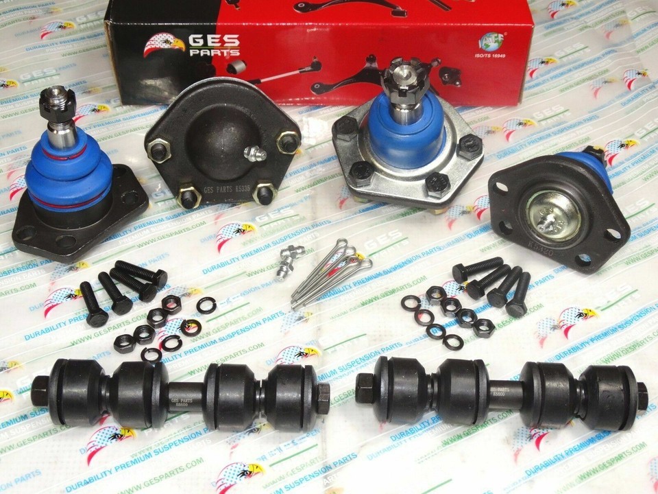 4x4 6 Upper Lower Ball Joints Sway Bar Links For Blazer S10 Jimmy K5320 ...