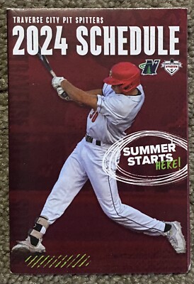 2024 TRAVERSE CITY PIT SPITTERS Schedule ⚾️ Minor Baseball Sked COOL‼️ ...
