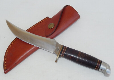 Vintage Western L39 Fixed Blade Hunting Knife W/Sheath US Made | eBay