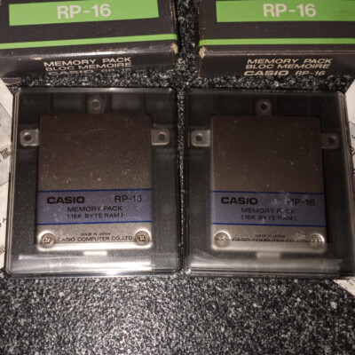 Pair Of Vintage Casio RP-16 Ram Cards | eBay