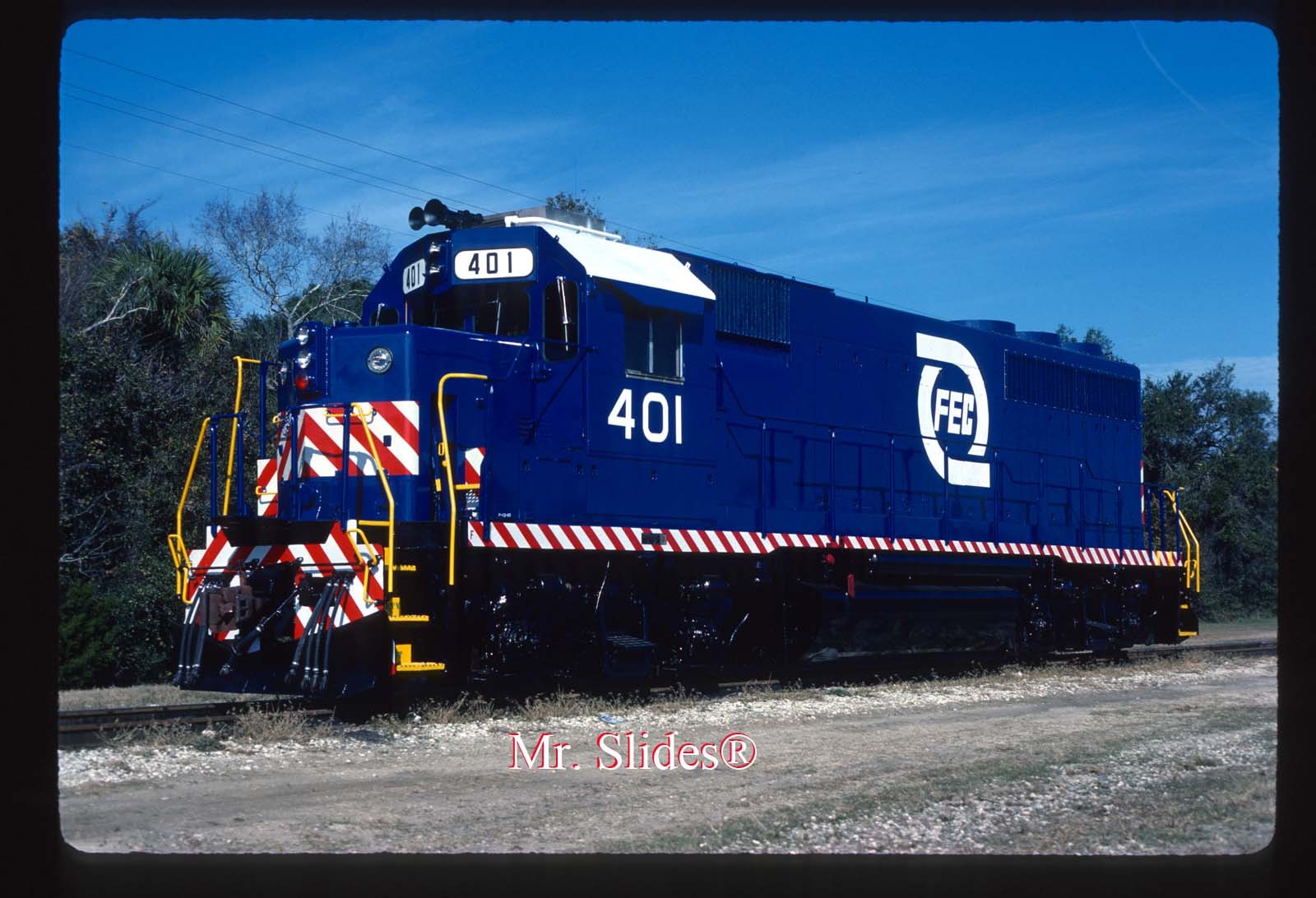 Original Slide FEC Florida East Coast Fresh Paint GP40 401 In 1985 | eBay