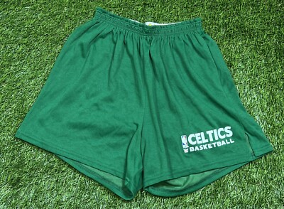 VTG 80's MacGregor Sand-Knit Boston Celtics NBA Pro Cut Practice Shorts ...