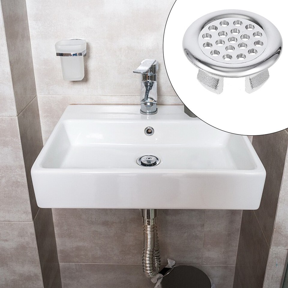 20pcs Basin Overflow Rings Bathroom Sink Hole Cover Sink Overflow Drain ...
