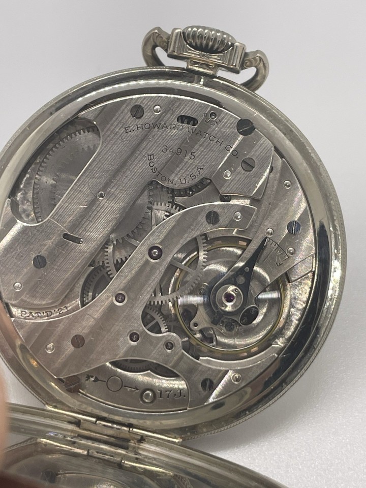 Vintage E Howard 17j Fancy Pocket Watch *Runs* Lot #2 | eBay