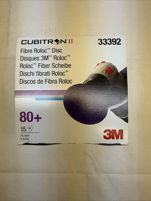 30x 3M 33392 |3"| Fibre Roloc Disc Count Sanding Discs USA Made ...