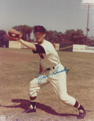 Signed 8x10 JIM BUSBY Washington Senators Autographed photo - COA | eBay