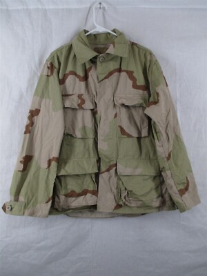 DCU Shirt/Coat Medium Short Desert Tri-Color Camo Cotton/Nylon USGI ...