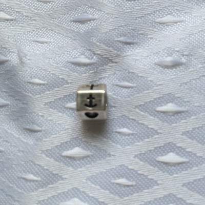 Pandora Authentic Silver Faith Hope Love Heart Cross Anchor Charm Bead ...