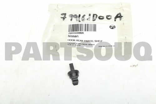 79916JD00A Genuine Nissan HOOK-REAR PARCEL SHELF 79916-JD00A | eBay